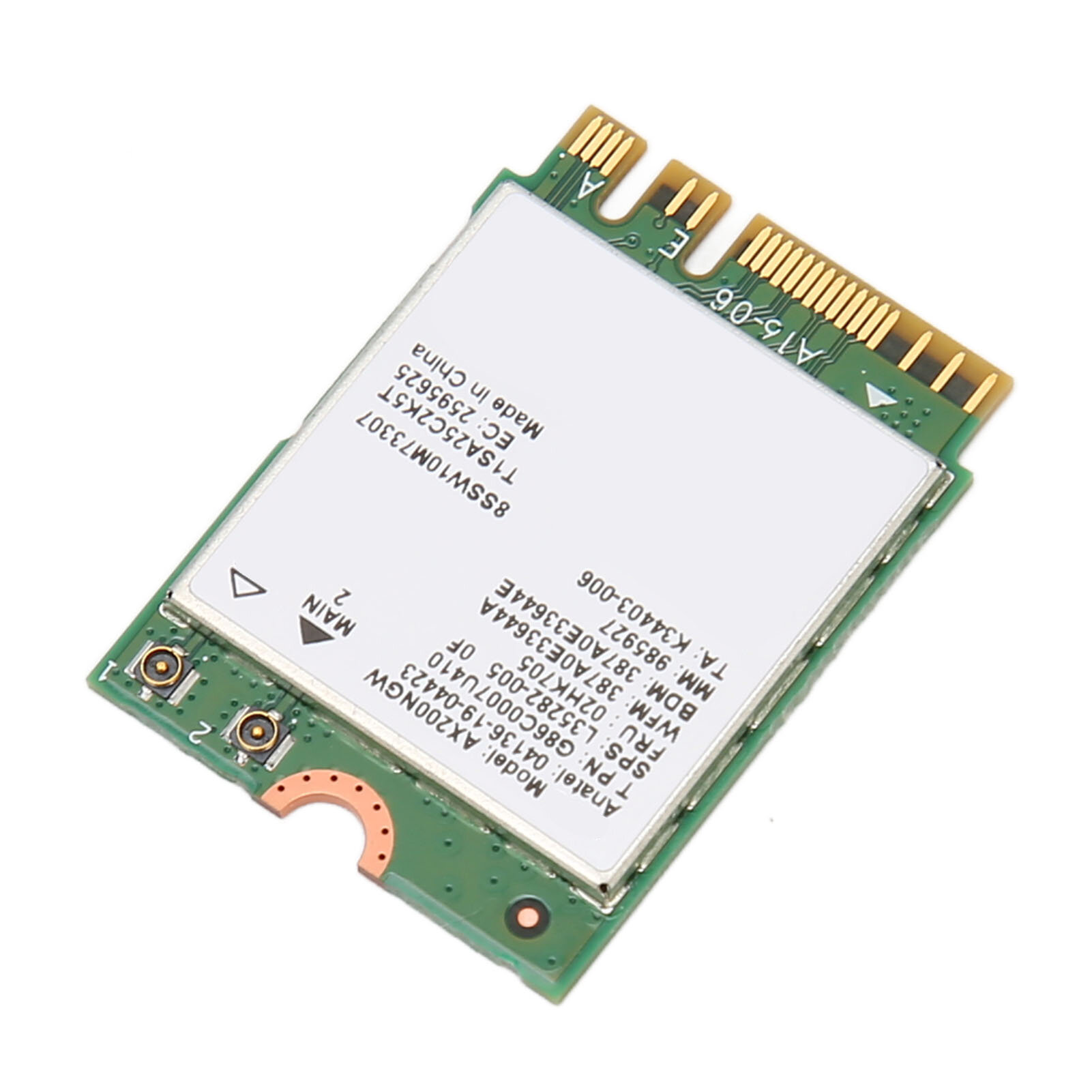 Внутренняя сетевая карта Intel AX200NGW, Wi-Fi 6 и Bluetooth 5.2, разъем M.2 2230, до 2400 Мбит/с