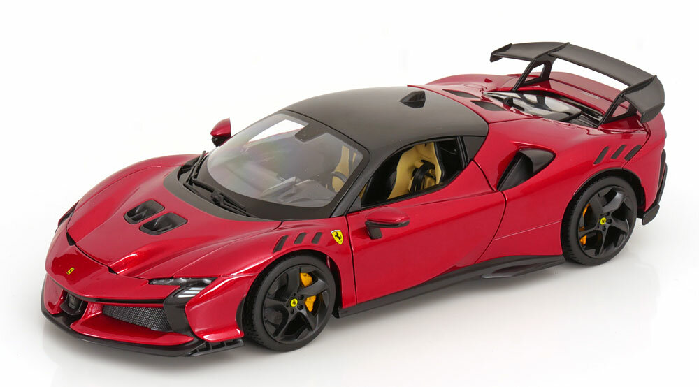 Модель коллекционная BBURAGO Ferrari SF90 xx stradale 2024 red metallic