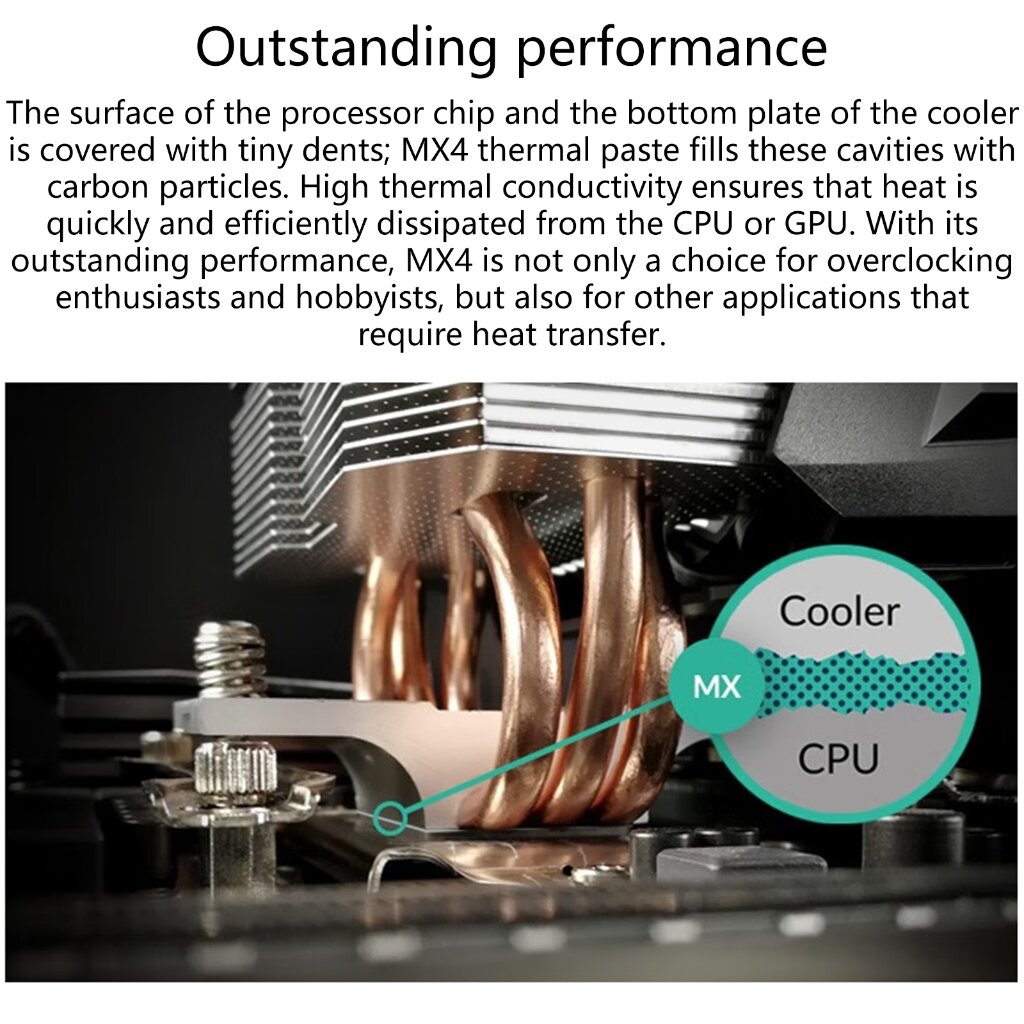 Термопаста MX4 2 г для CPU и GPU — фото 1