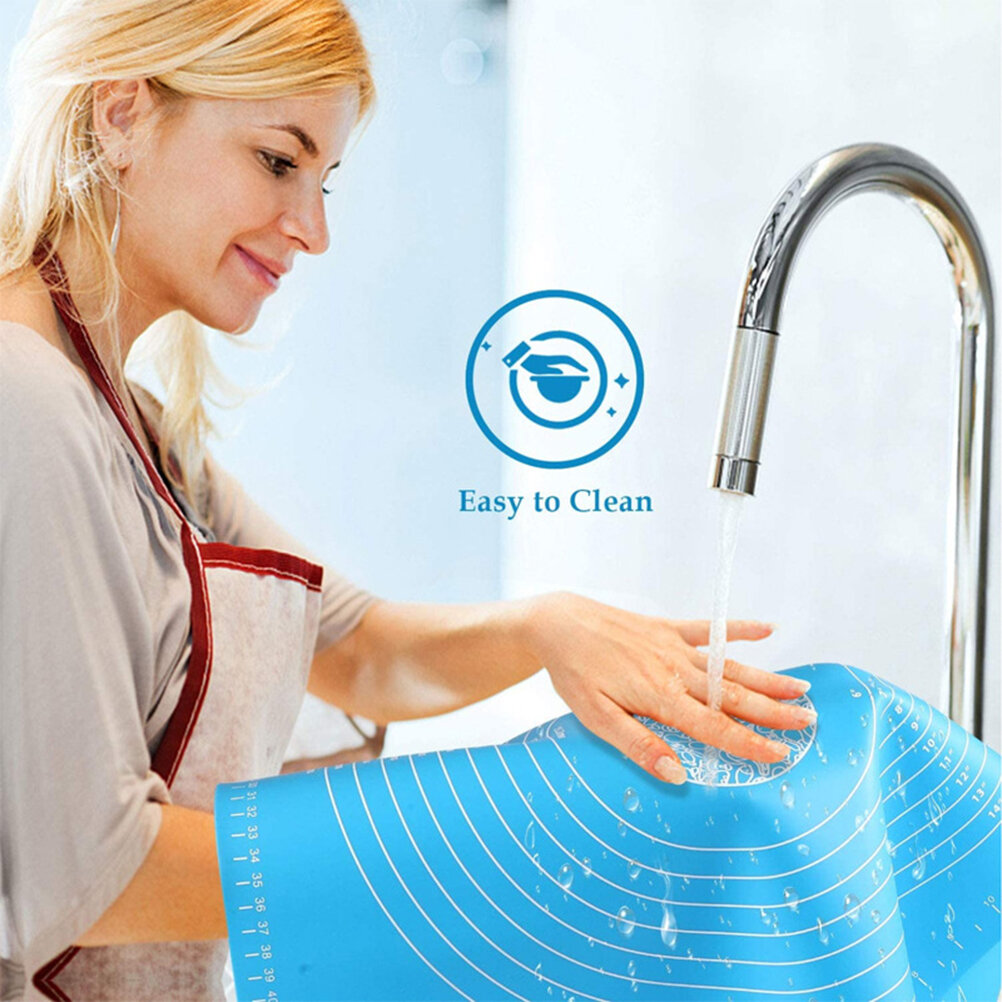 Силиконовый коврик для выпечки, коврик для раскатки теста, нескользящий коврик для теста, противень, вкладыш, кухонный инструмент для выпечки