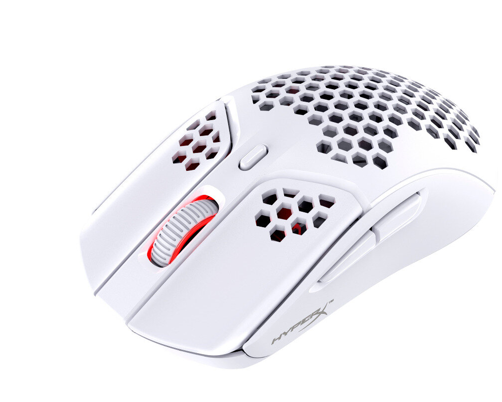 Компьютерная мышь HyperX Pulsefire Haste Wireless (White) 4P5D8AA — фото 1