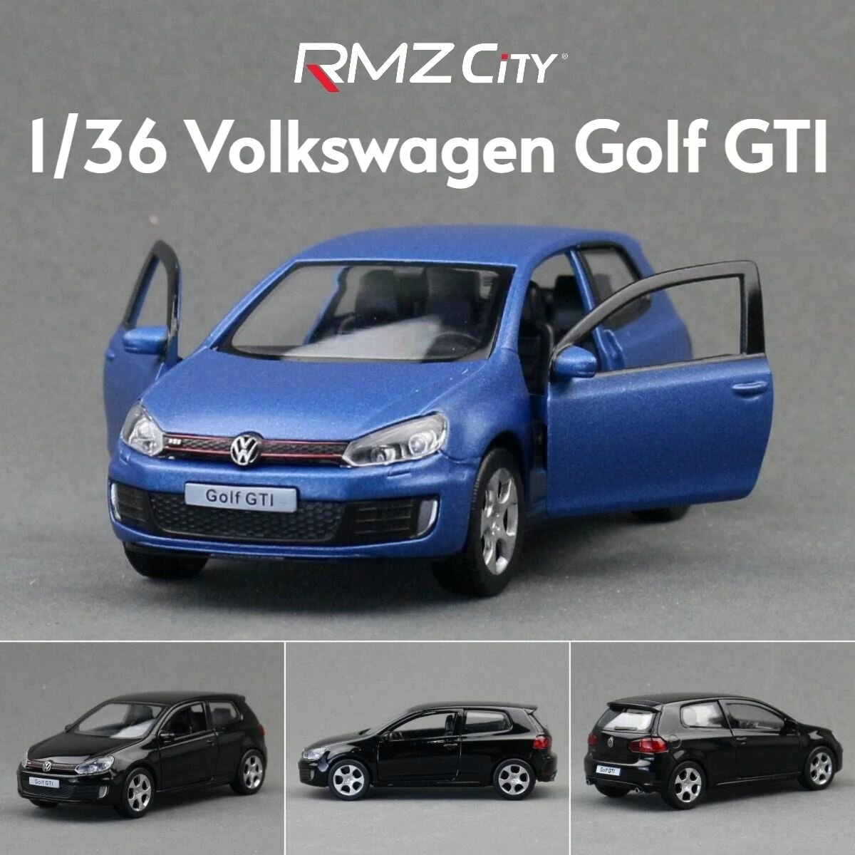 RMZ CITY 1:36 Коллекционная металлическая машина VOLKSWAGEN Golf GTI VW