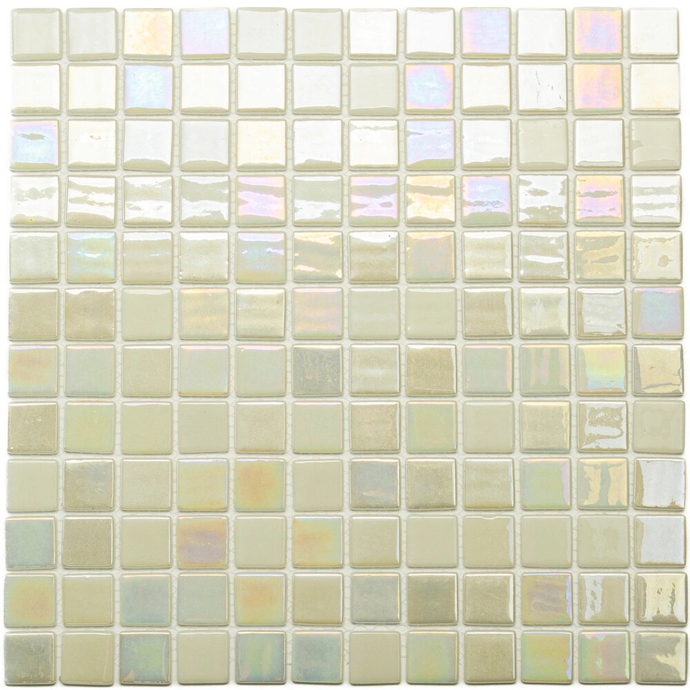 Мозаика стеклянная Reexo M090, цвет: моно, перламутр (молочный), цена - за 1 м2