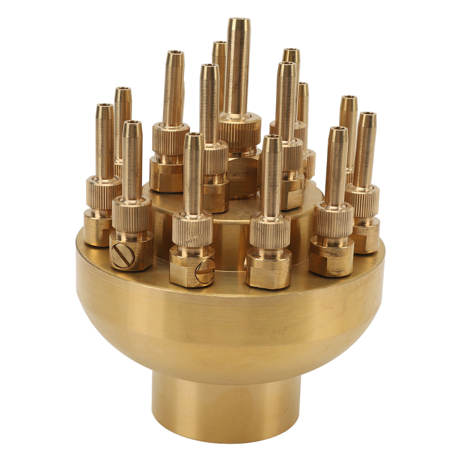 Фонтанная насадка латунная G2 дюймовая DN50 3-уровневая регулируемая колонна фонтанная насадка спринклерная распылительная головка для сада, бассейна, пруда, ландшафтного дизайна