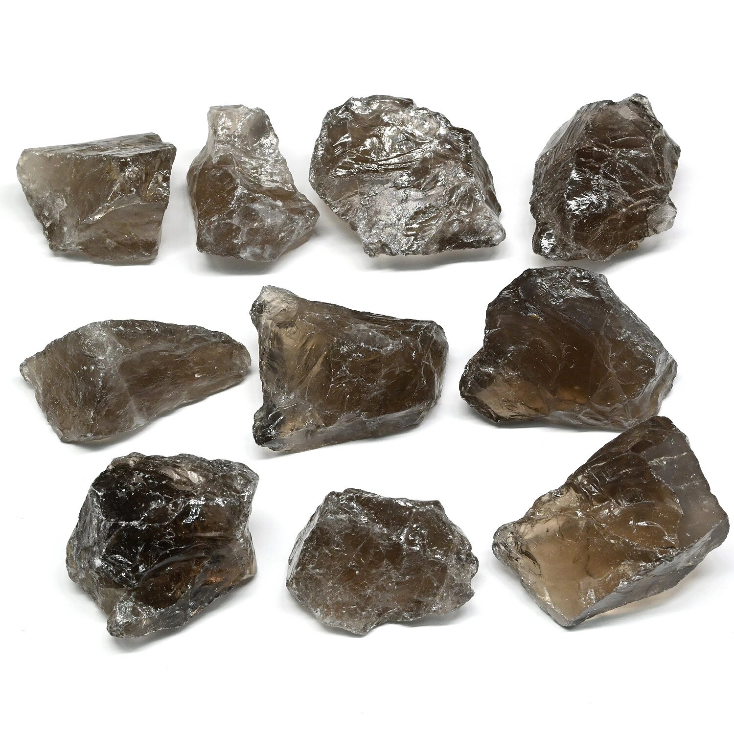 Раухтопаз, галтовка фракция 20-40мм, упаковка 200г .