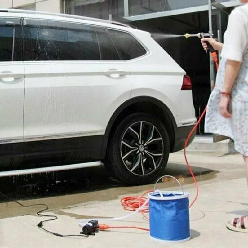 Aвтомойка портативный мойка, Мойки высокого давления, Для уборки автомобилей, сада, земли и т. д. Блок питания от прикуривателя 12 В