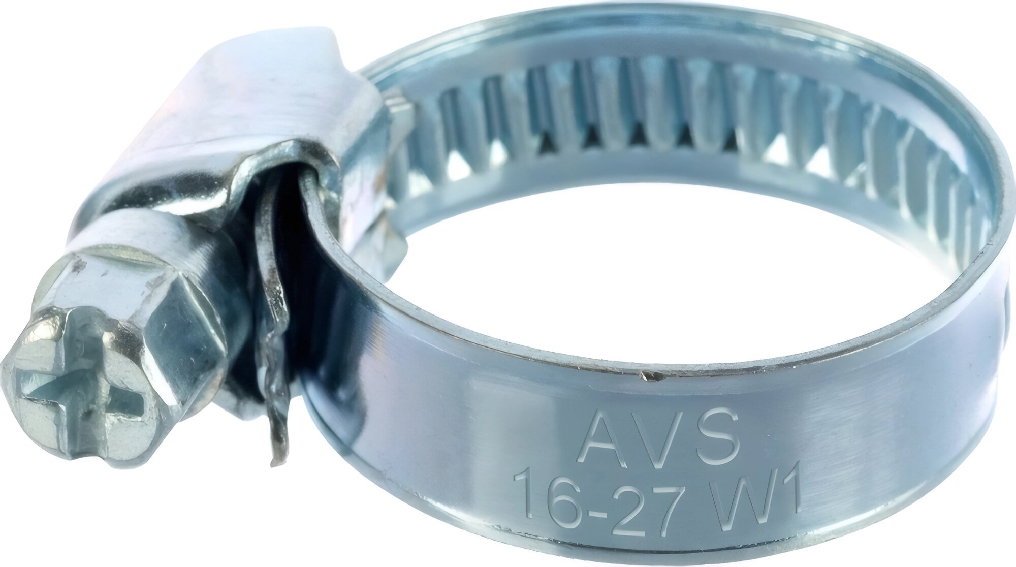 Хомут червячный AVS CM 16-27/9 оцинкованный (1800/50)