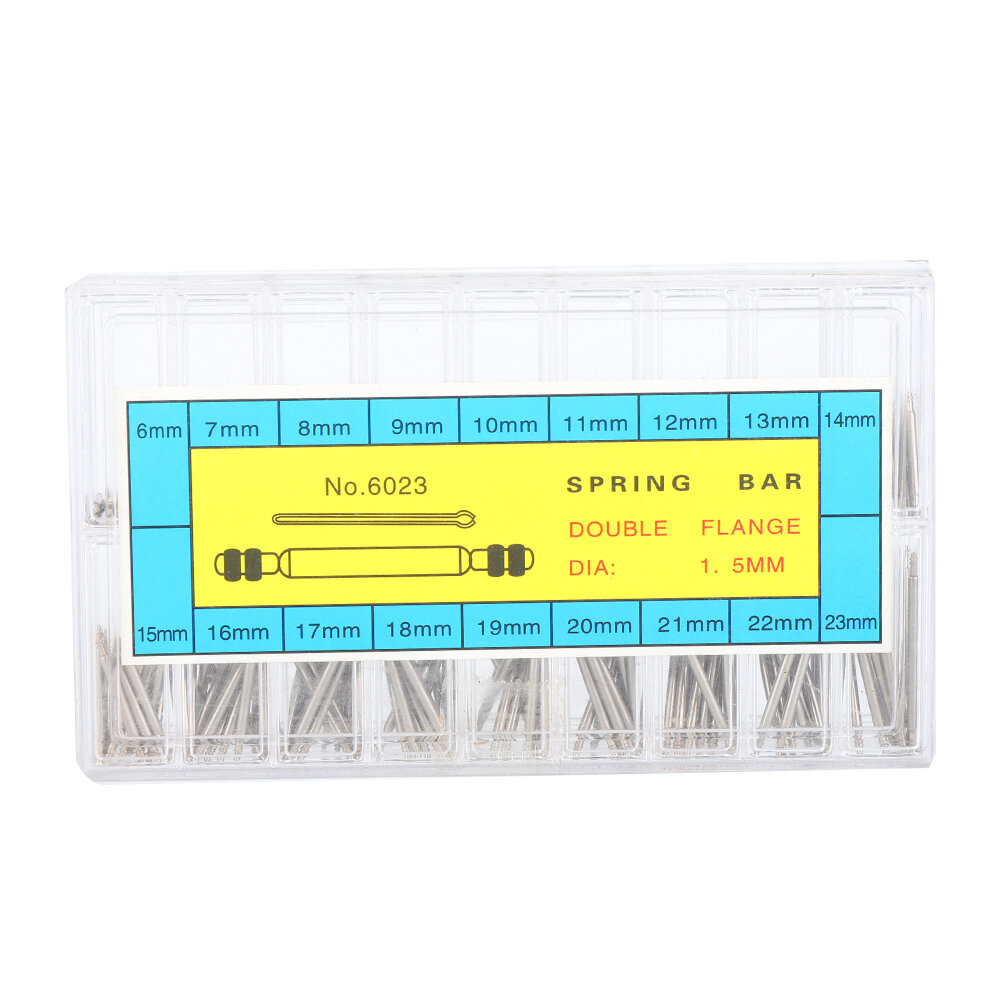Metal Spring Bar Bar Watchmaker Ремонт инструменты аксессуары с коробкой 1,5 мм