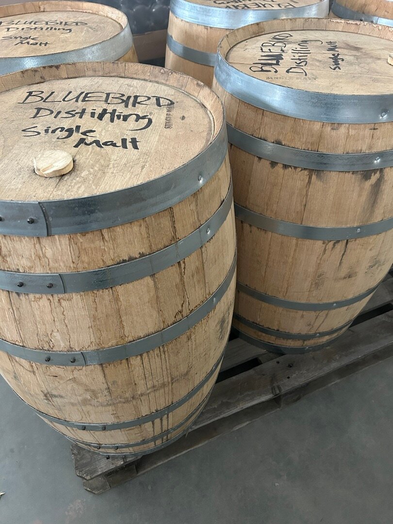 Дубовая Бочка 113л (30 галлонов) из-под Виски Bluebird Single Malt (Американский дуб)