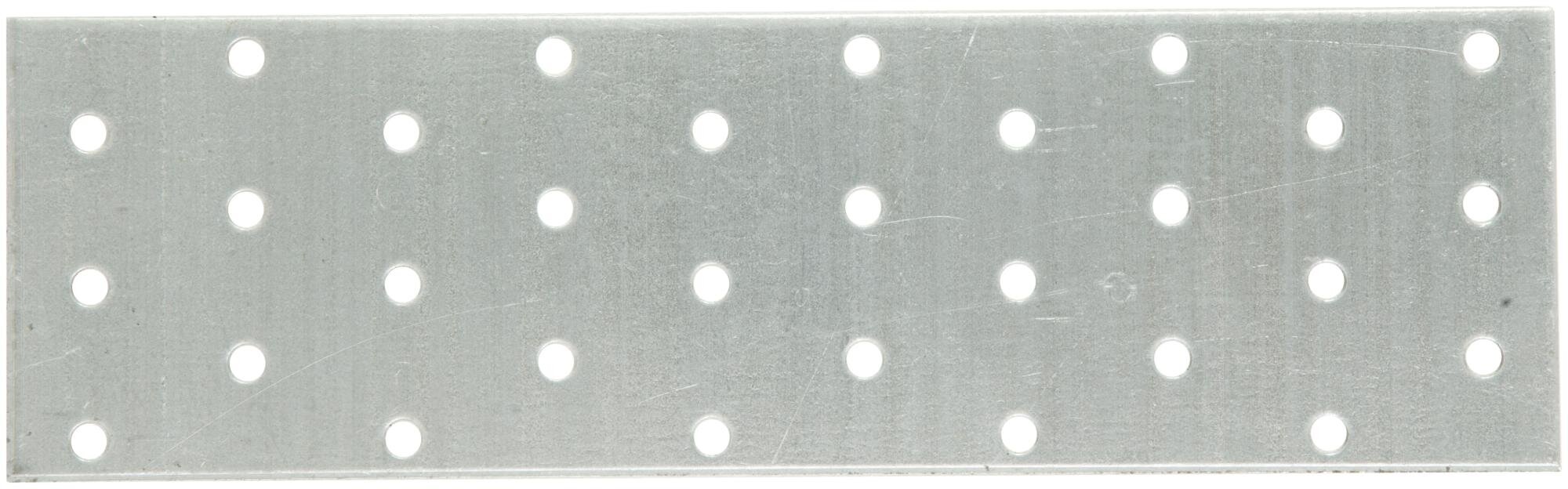 Пластина крепежная Rock Solid Connection / Рок Солид Коннекшн для деревянных конструкций, из оцинкованной стали, размером 300×40×2мм / строительство и ремонт