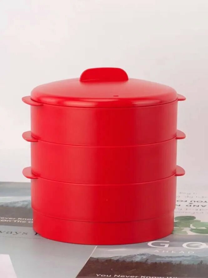 Tupperware Мантоварка, Пищевой полимер, 3 яруса, 3 л