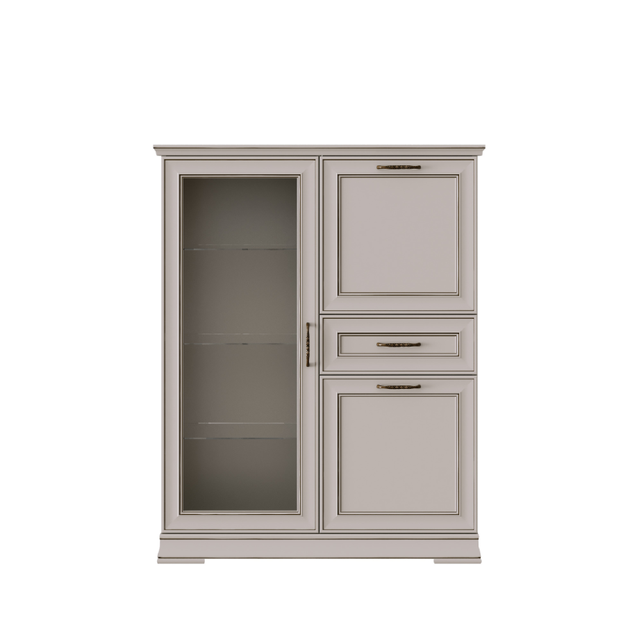 Тумба бар БРВ FLORENCIA KOM1W2D1S персидский жемчуг ш. 105 см, в. 132 см, гл. 43 см.