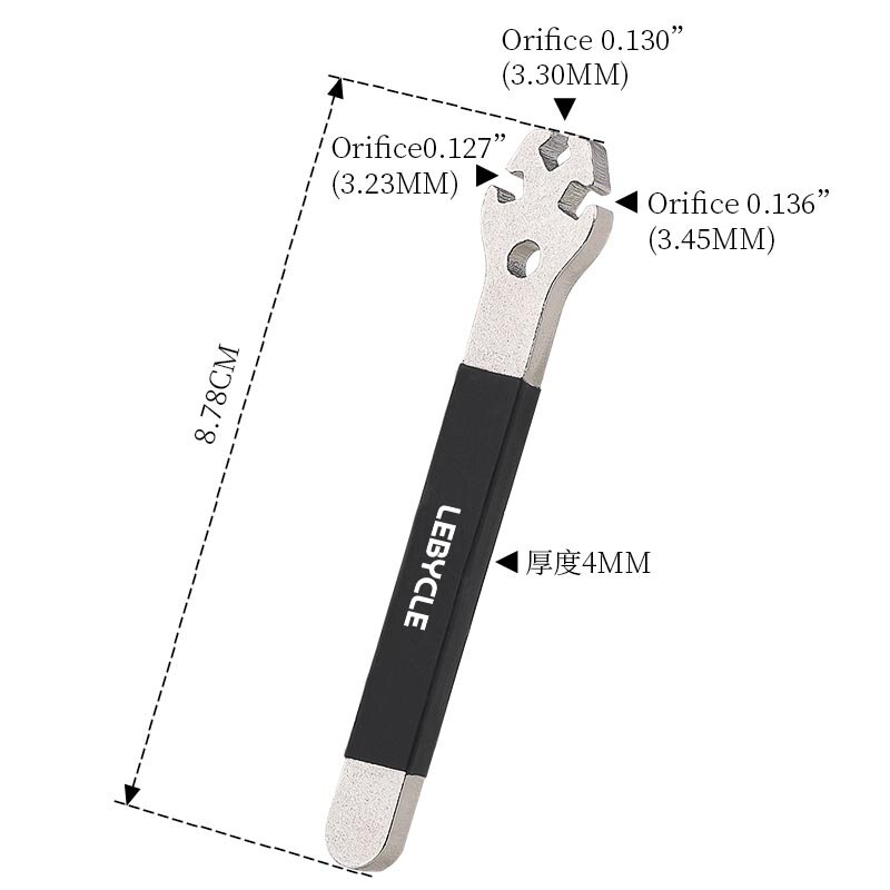 LEBYCLE Ключ спицевой Spoke wrench 03