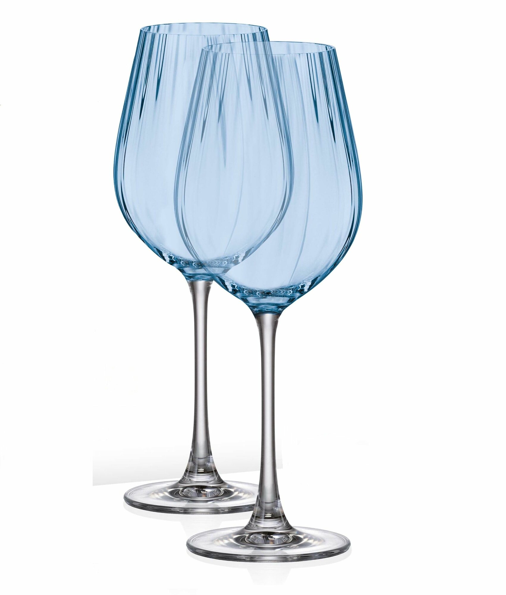 Бокал для красного вина "COLUMBA OPTIC", декор "Синяя чаша", 500 мл (набор 2 шт), Crystal Bohemia/ БСС0506