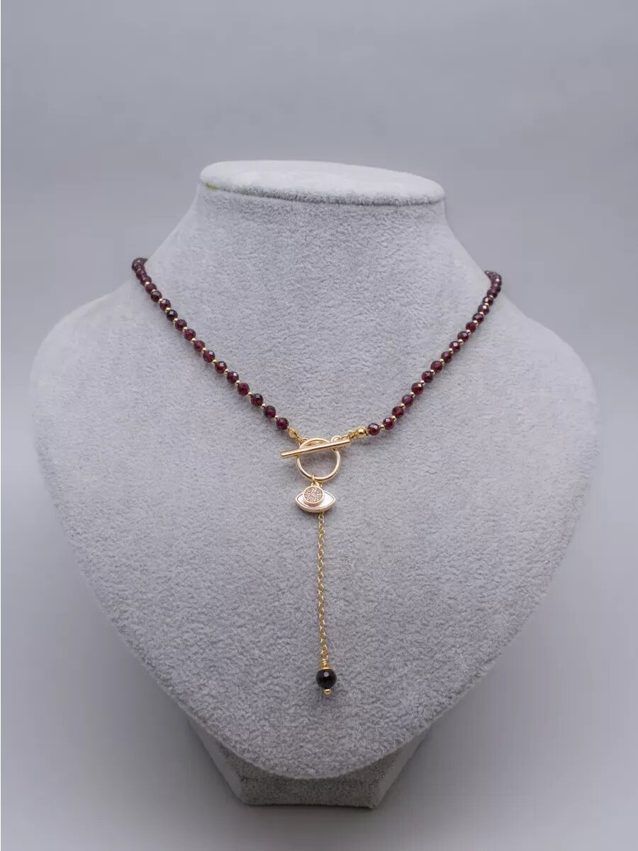 Колье, гранат