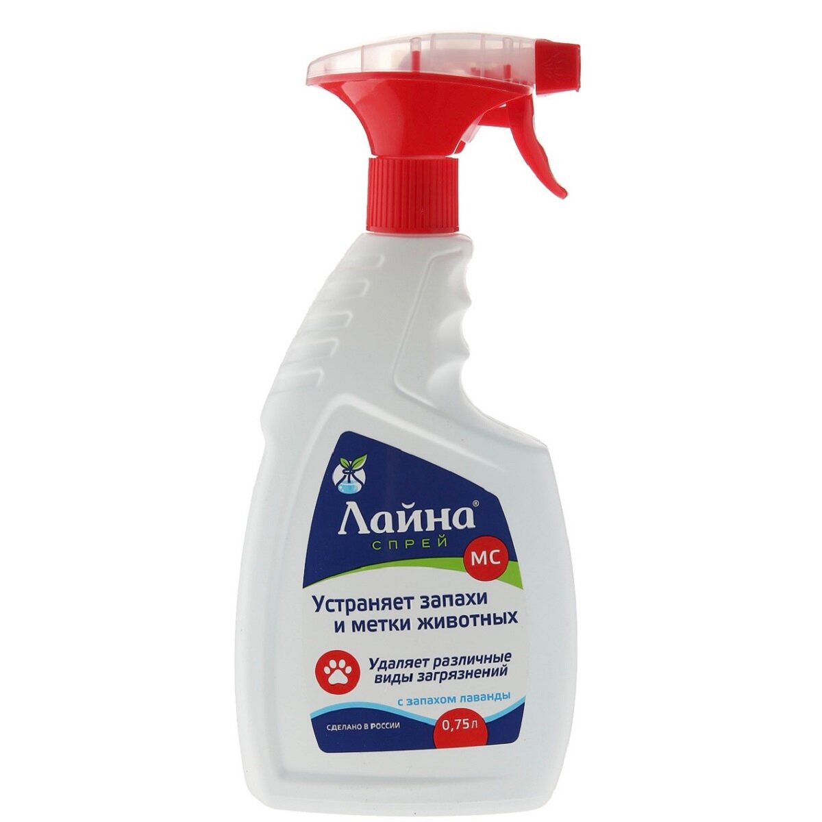 Лайна МС Дезинфицирующее моющее средство с запахом лаванды 750мл