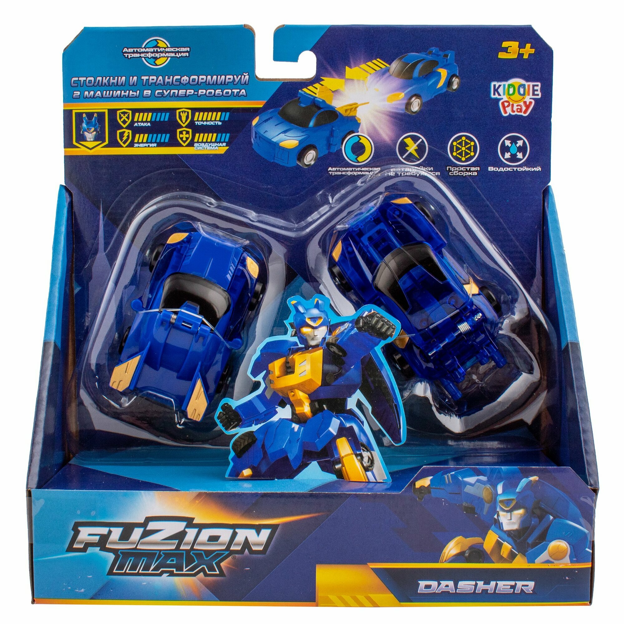 Робот-трансформер Магнус Fuzion Max Dasher