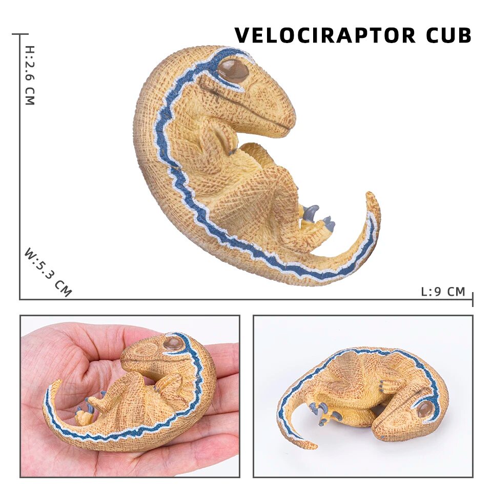 Фигурки динозавров HiTwo Тираннозавр Рекс из ПВХ Velociraptor