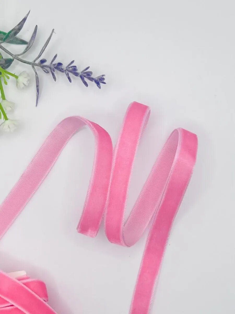 Бархатная лента Premium 1см (5м)