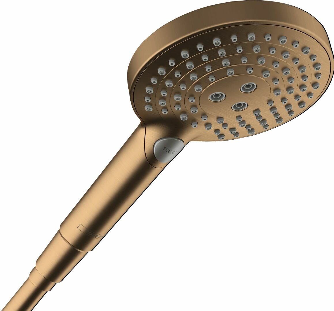 Душевая лейка Hansgrohe 26014140 Raindance Select S 120 3jet, матовая бронза