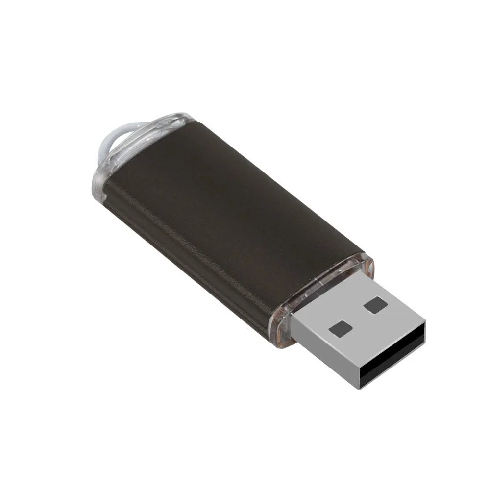 Флешка 8 ГБ, black, Metal Pen Drive