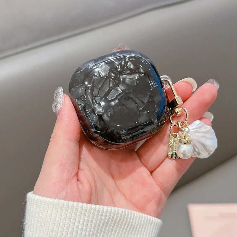 Чехол для Samsung Galaxy Buds Live 2 Pro 2 FE с леопардовым принтом For Buds FE, black