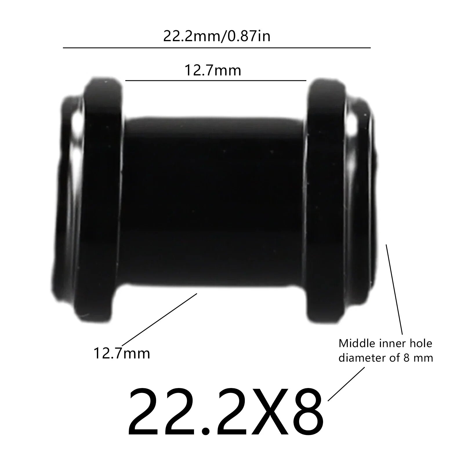 Втулка амортизатора стальная 8mm x 22.2mm SPORTARC