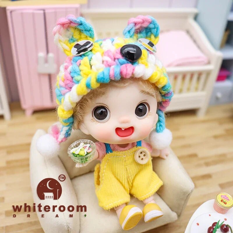 Кукла шарнирная Whiteroom 10 см, Color Hat Doll
