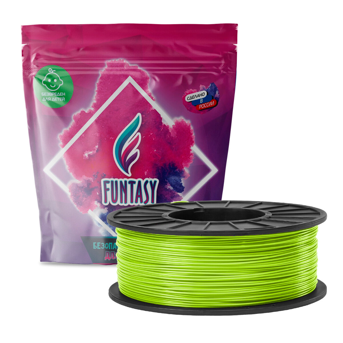 Пластик Funtasy Салатовый