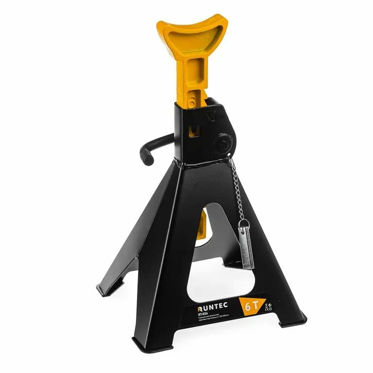 Страховочная (ремонтная) подставка под машину 6 т, 390-600 мм (комплект 1 шт) RUNTEC RT-RS6