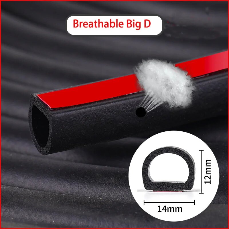 Уплотнительная лента "Big D" 12x14 мм