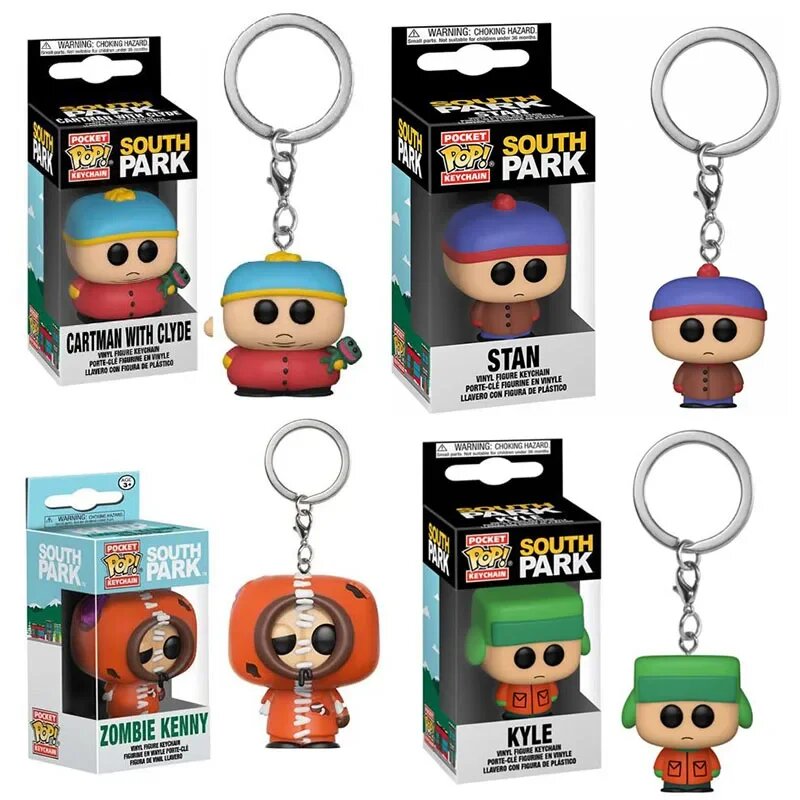 Funko POP брелок South Park: Картман с Клайдом — фото 1