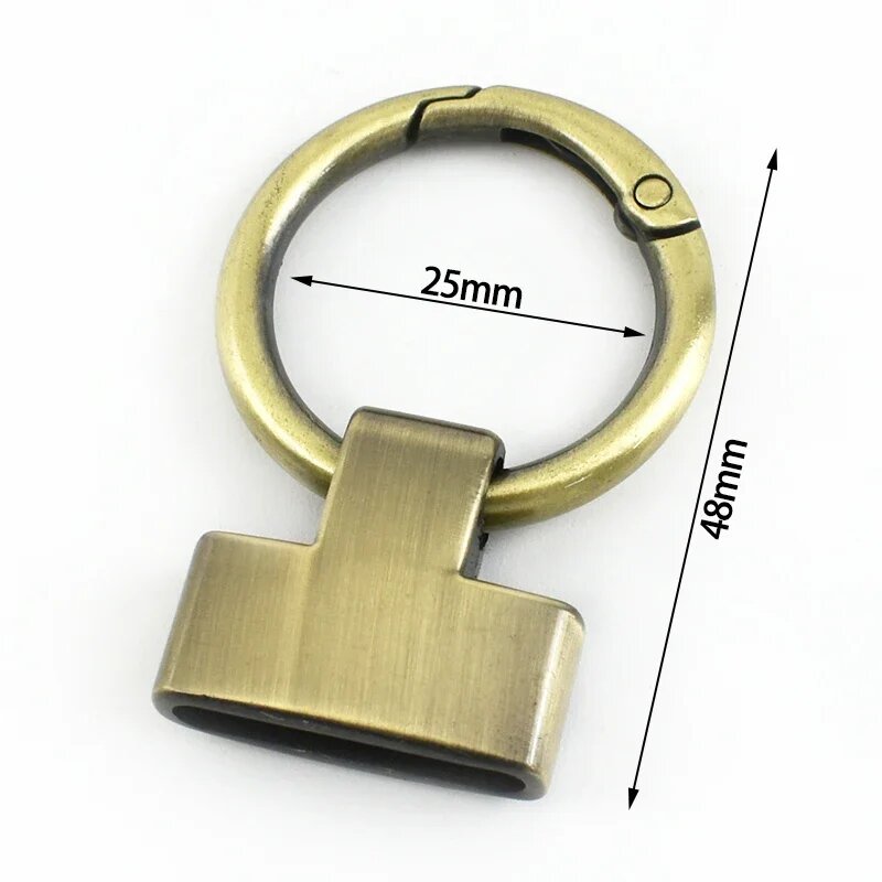 2-10 шт. Meetee 20/25 мм уплотнительное кольцо металлическая пряжка для ремня сумки брелок пружинные крючки цепочка для сумки вешалка соединительная застежка аксессуары
