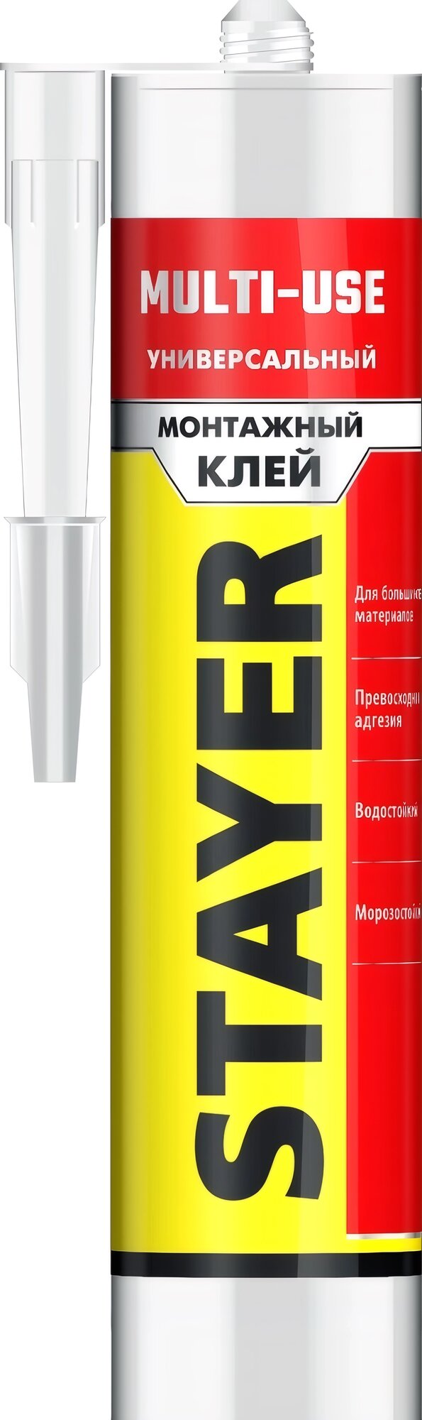 Универсальный монтажный клей STAYER 41321 12 шт