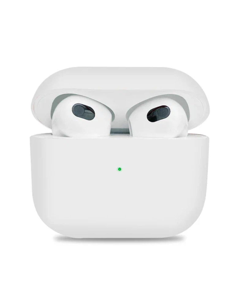 Чехол силиконовый Case Protection для наушников AirPods 3, белый