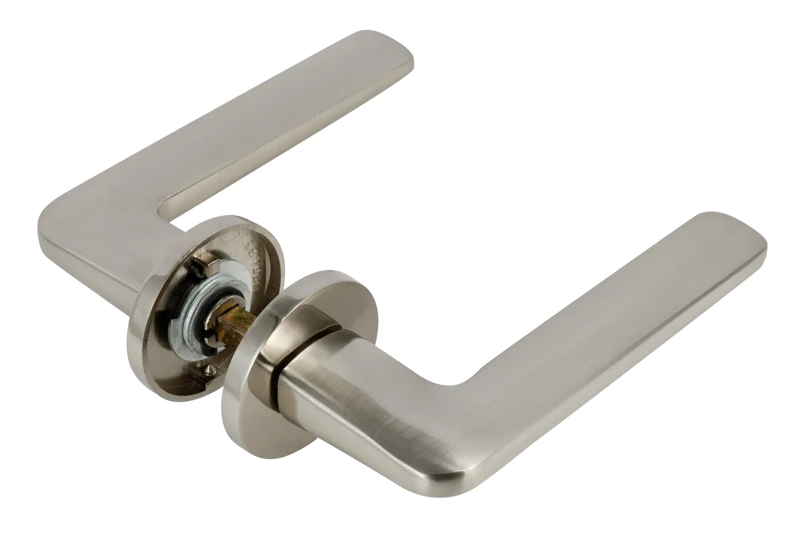 Дверные ручки Edson EDS-109H-R2, цвет никель
