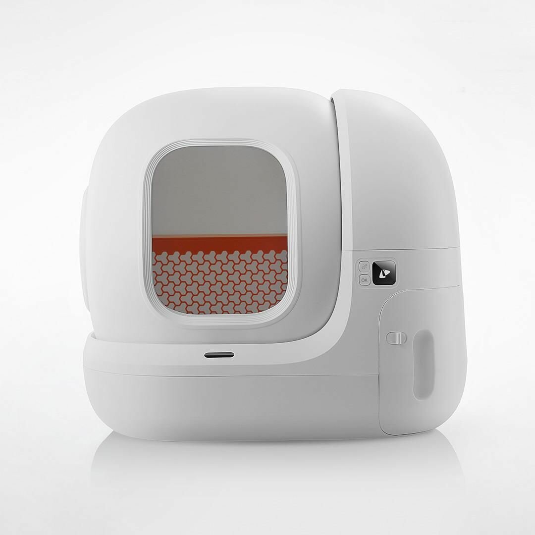 Автоматический лоток для домашних кошек с функциями дезодорации и дезодорирования воздуха