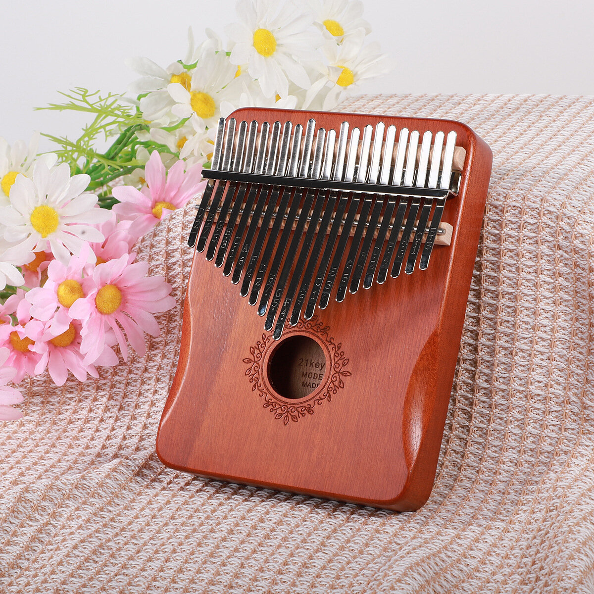 Калимба, пианино для пальцев, 21 нота, легко освоить, инструмент для игры на пальцах