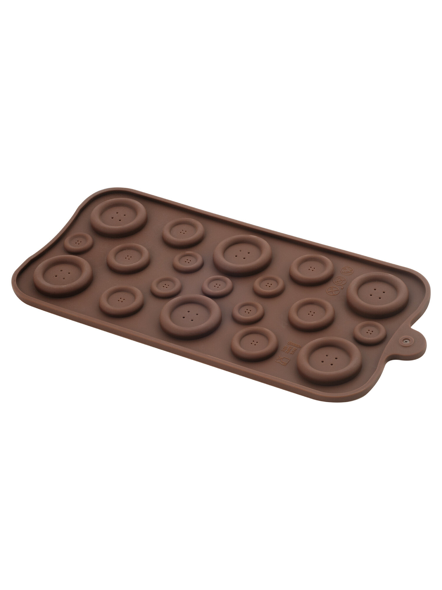 Силиконовая форма Mirus Group для шоколада, мармелада, конфет, льда / Размер 20 х 10 х 0,8 см