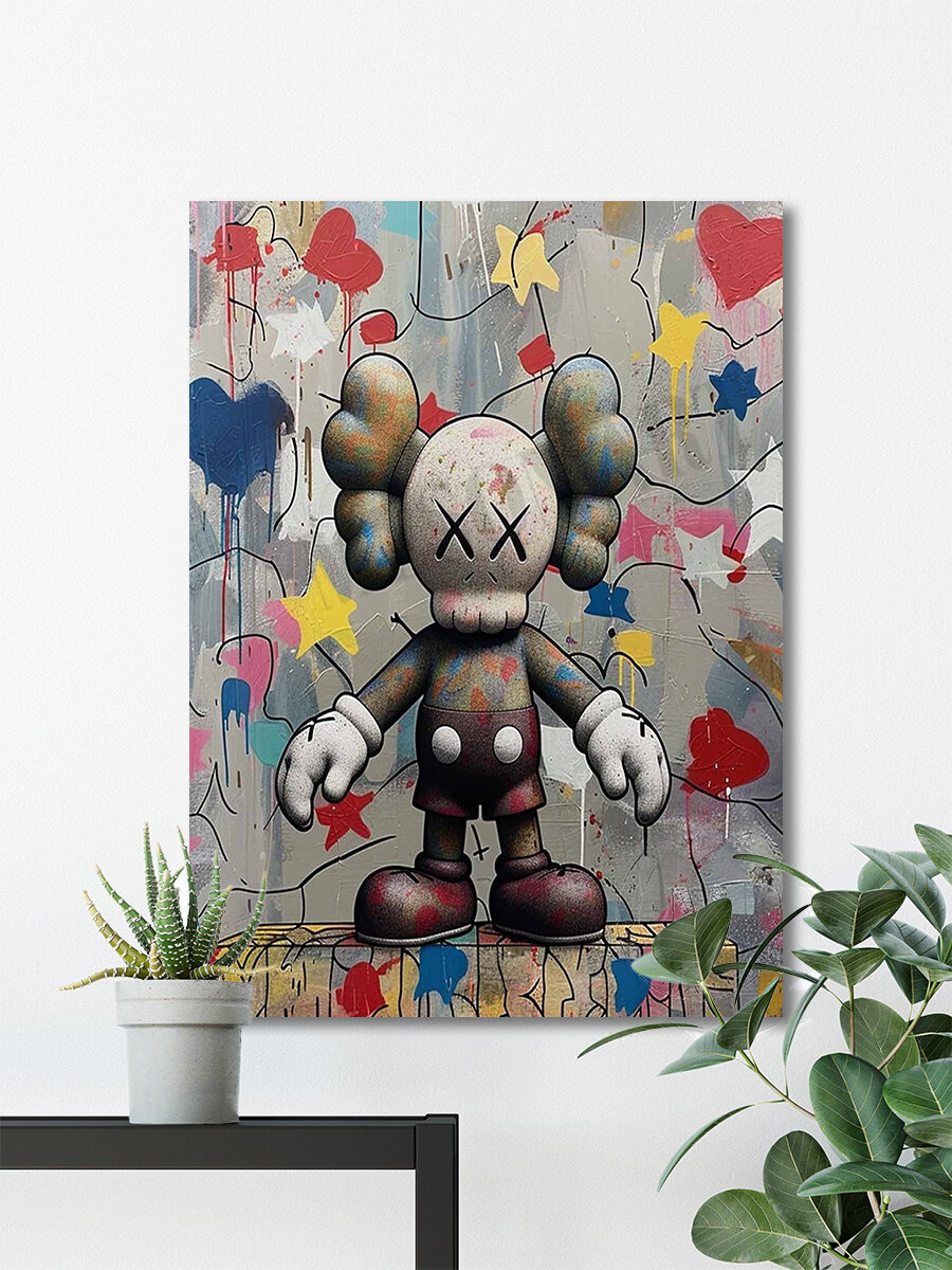 Кавс / соременная картина, картины в гостиную на стену, 40х60 см.