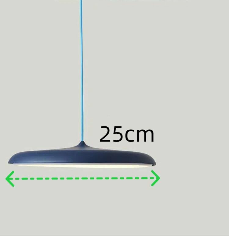 Люстра в стиле скандинавского минимализма, светодиодная, 23 Вт,1,1,14, синий