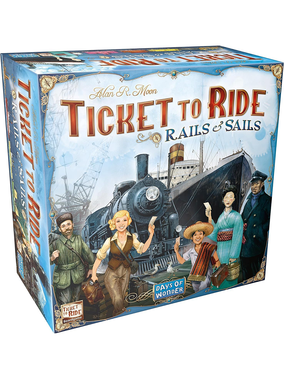 Настольная игра Ticket To Ride: Rails & Sails на английском языке