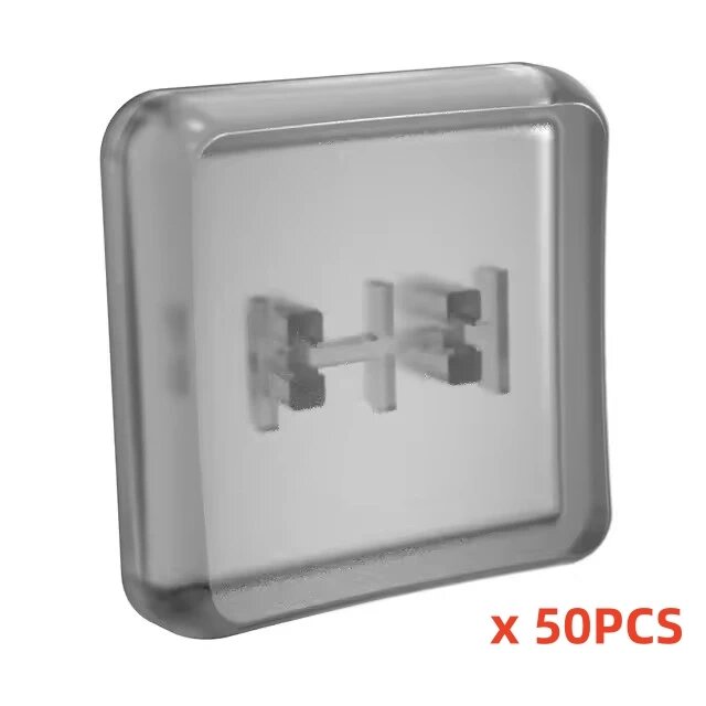 CHIGUAI PBT-кейкапы Choc для механических клавиатур Kailh 1350 Choc Black Transparent 50