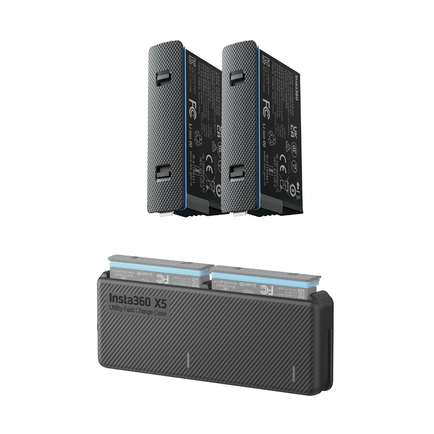 Аккумулятор Insta360 X5 2400mAh Battery, Новое - оригинальное 2 аккумулятор + Charge Hub