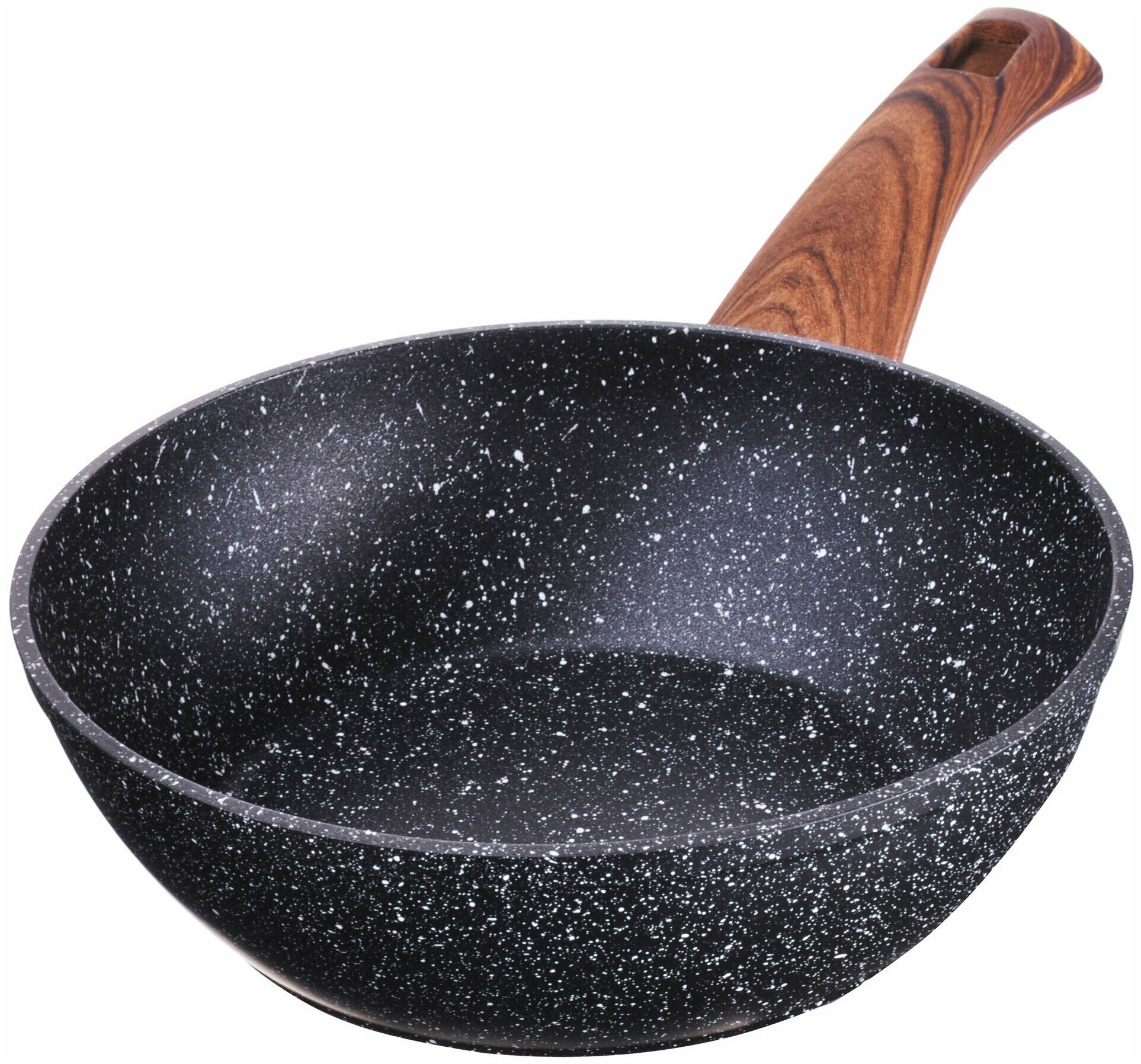 Сковорода Kukmara Granit Ultra Blue, алюминий, антипригарное покрытие, диаметр 28 см