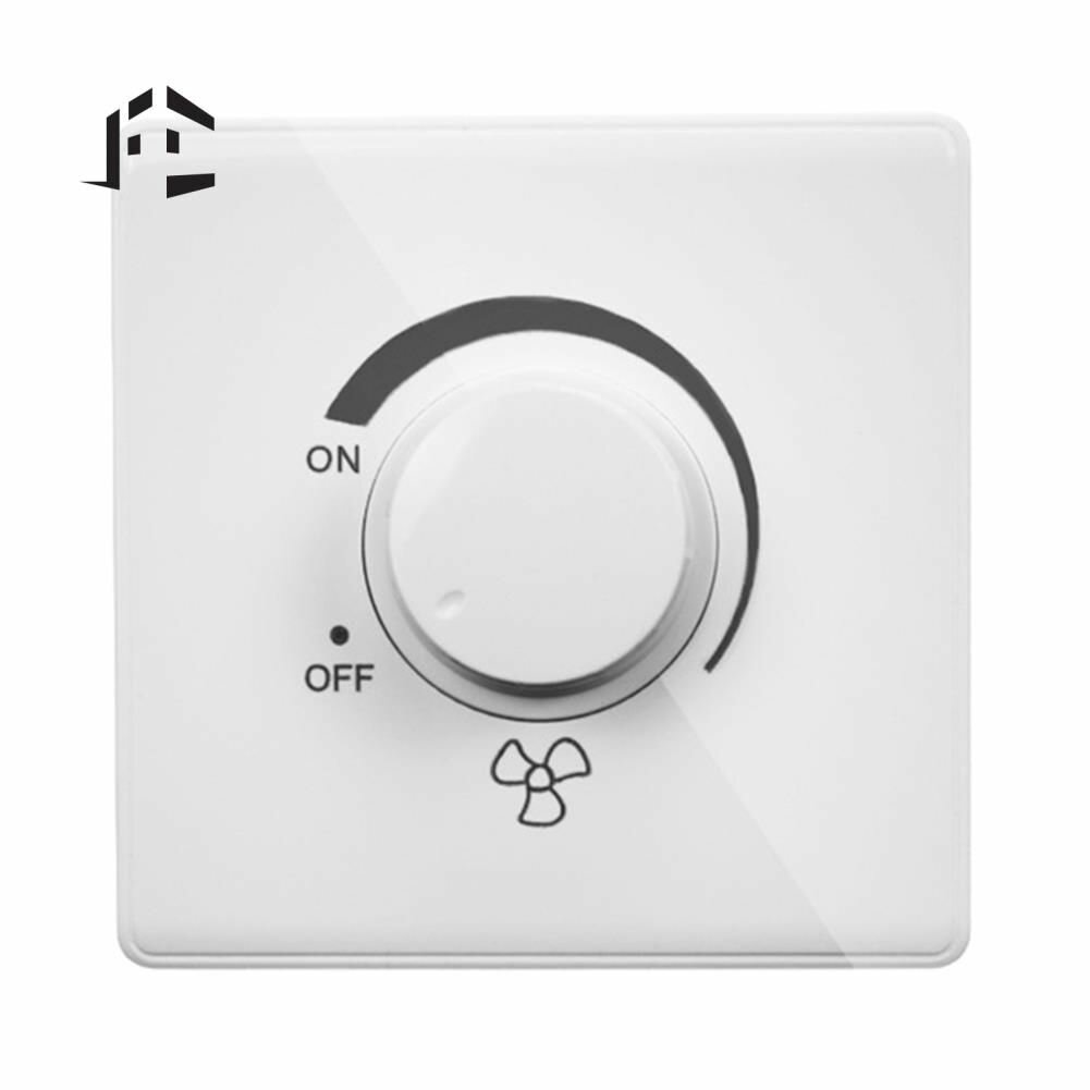 (W O C R) Настенный переключатель 220V 10A с регулировкой скорости потолочного вентилятора 86 бесступенчатой регулировкой