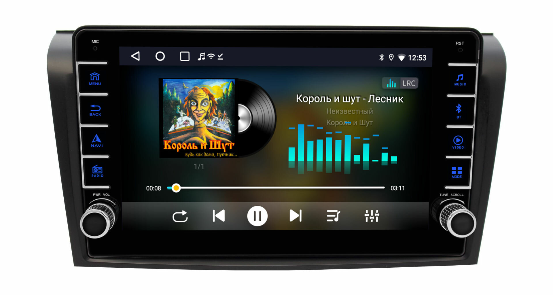 Штатная магнитола Wide Media для Mazda 3, Axela 2003 - 2009 / Android 9, 8 дюймов, WiFi, 2/32GB, 4 ядра