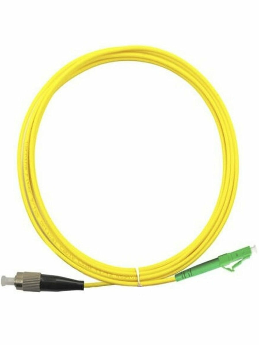 Патч-корд оптический (optic patch cord) LC/APC-FC/UPC SM 9/125мкм одномодовый (simplex) 2 метра