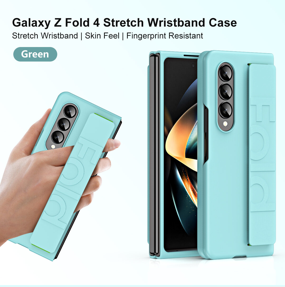 Подходит для Samsung Galaxy Z Fold3 / самсунг Z Fold 3 Чехол для смартфона, с защитой камеры и противоударным, Z Fold3, подставка, soft touch,360° Полная защита, резина, пластик, защита камеры