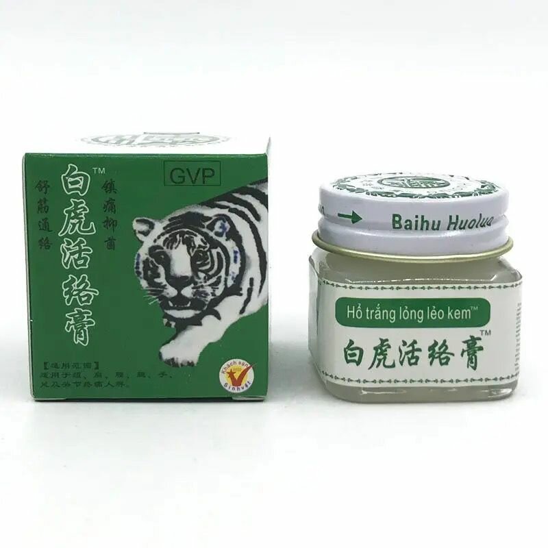 Бальзам "Белый Тигр" (White tiger balm) при суставных , мышечных, головных болях, укусах насекомых 20 г